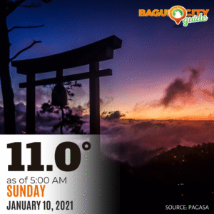 Baguio records coldest temperature this year so far. | BCG News